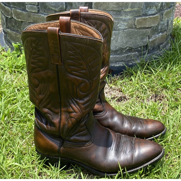 Red Wing Shoes | Shoes | Vtg Red Wing Pecos Mens Brown Leather Cowboy ...